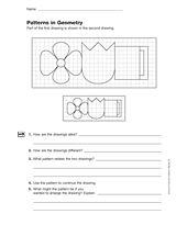 Comparing Geometric Shapes: Patterns in Geometry (Gr. 6) Printable (6th ...