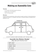 Making an Assembly Line Printable (2nd - 5th Grade) - TeacherVision.com