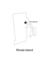 Rhode Island State Map with Capital Printable (Pre-K - 12th Grade ...
