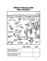 What's Wrong with This Picture? Printable (1st Grade) - TeacherVision.com